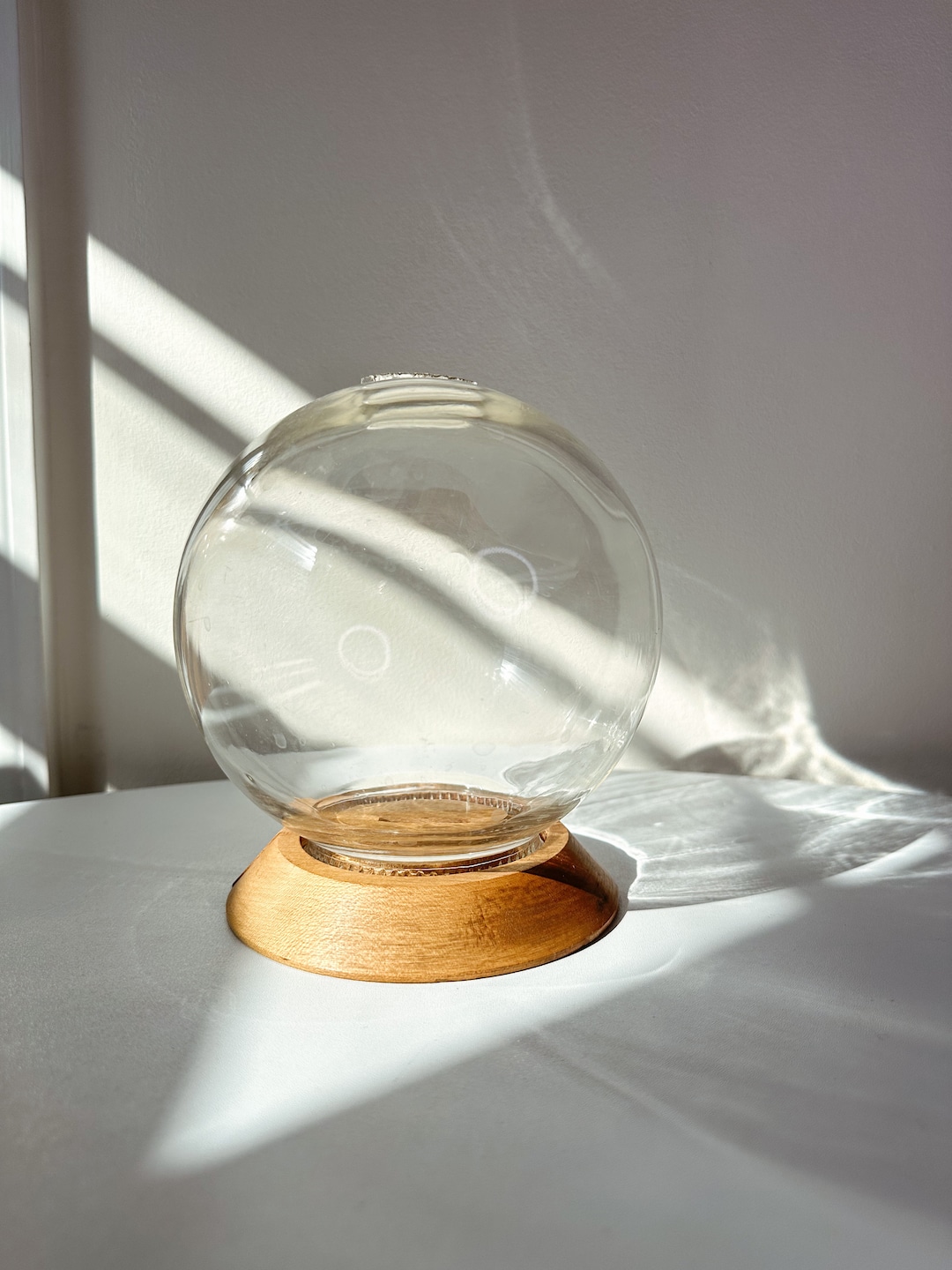 Vintage 1940s Glass Bubble Bank/vic Moran Pin Money Bubble Bank/antique ...