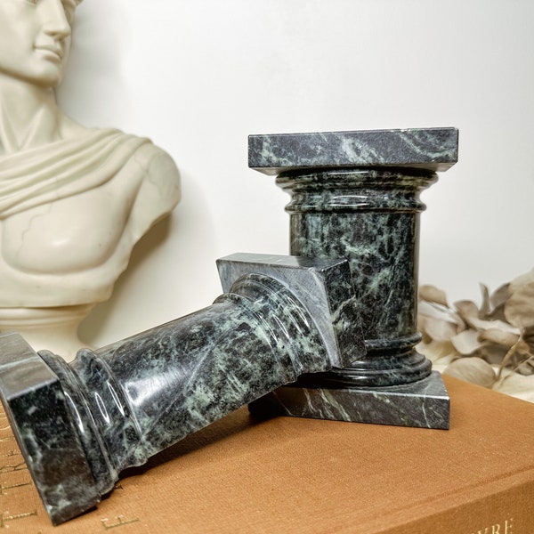 Marble Bookends - Etsy