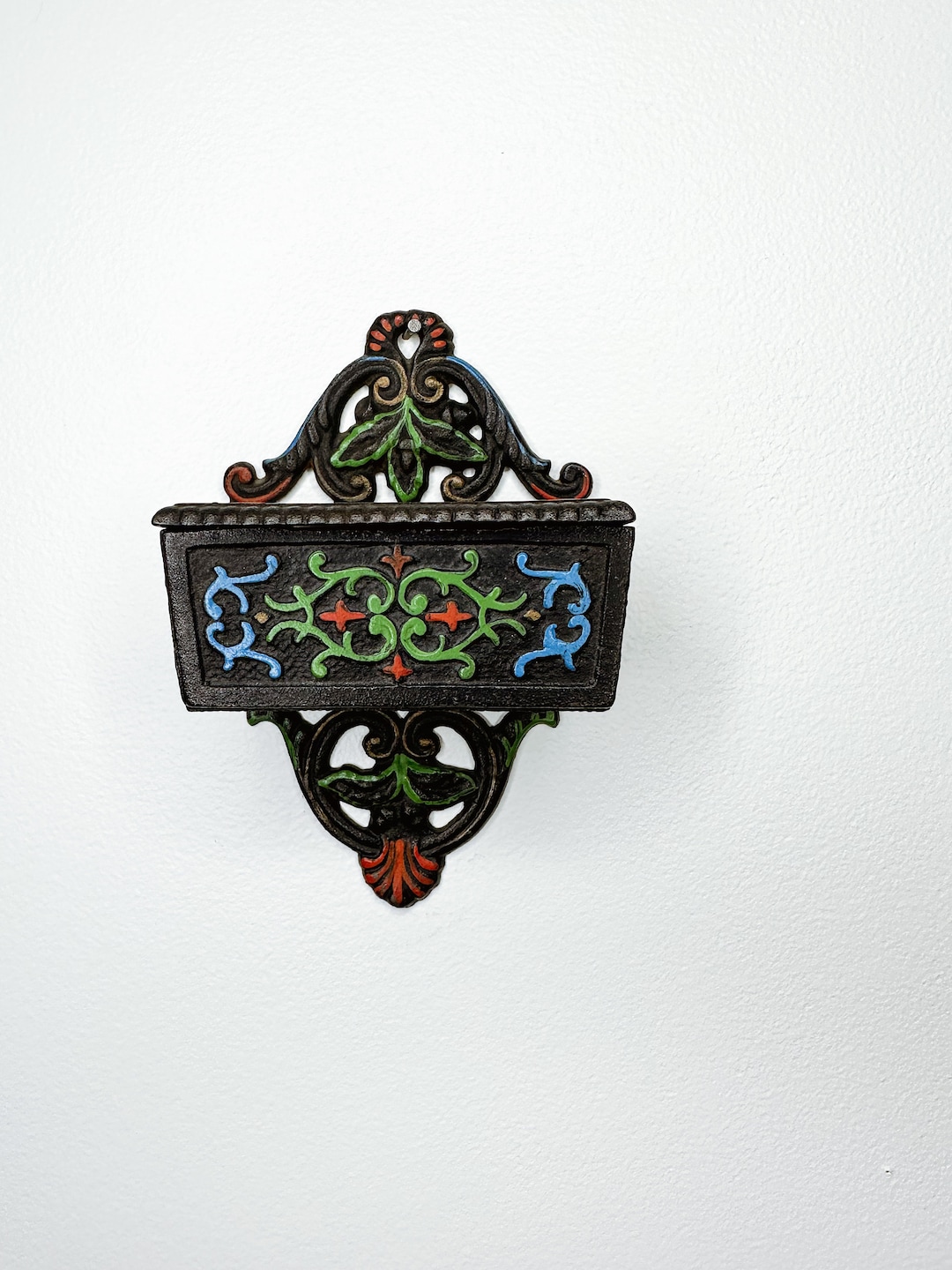 Antique Cast Iron Match Stick Wall Hanger - Etsy
