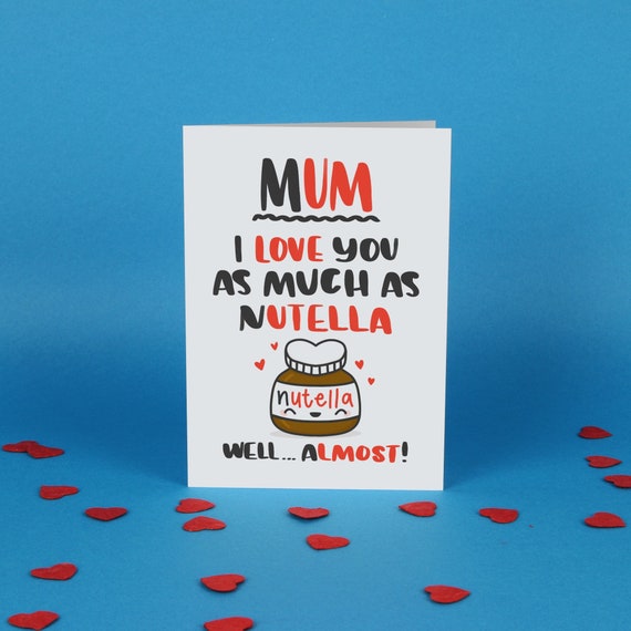 Nutella Birthday Card