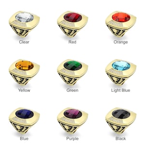 Personalized XL Trophy Championship Ring - MVP Ring, Coach's Ring, Hall ...