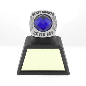 Personalized XL Trophy Championship Ring - MVP Ring, Coach's Ring, Hall ...