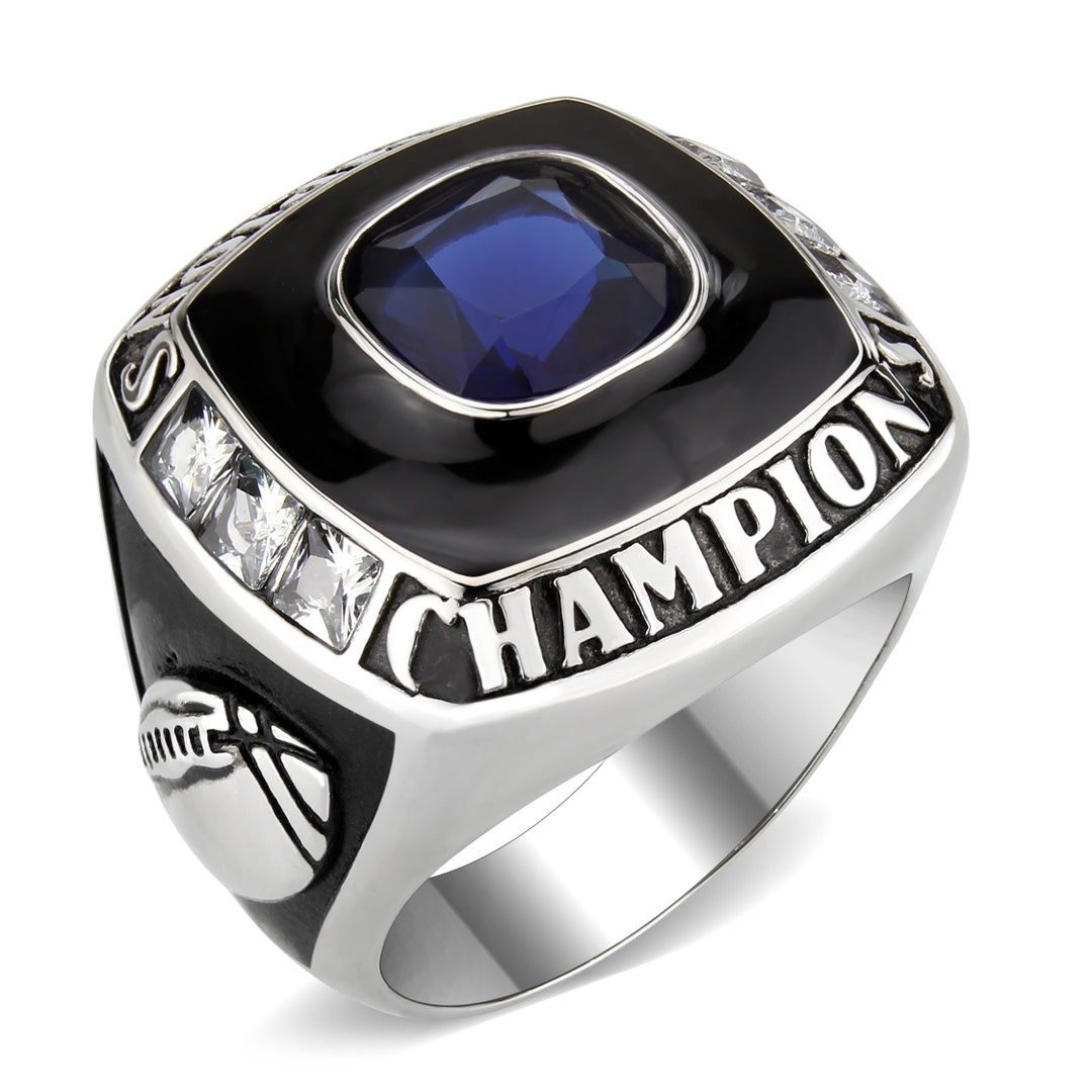 Personalized Football Championship Ring - Etsy