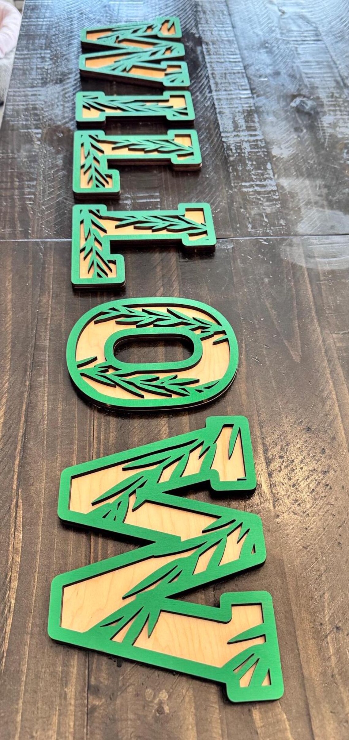 Willow Leaf Alphabet SVG Font: A-Z Laser Cut File (digital Download) - Etsy