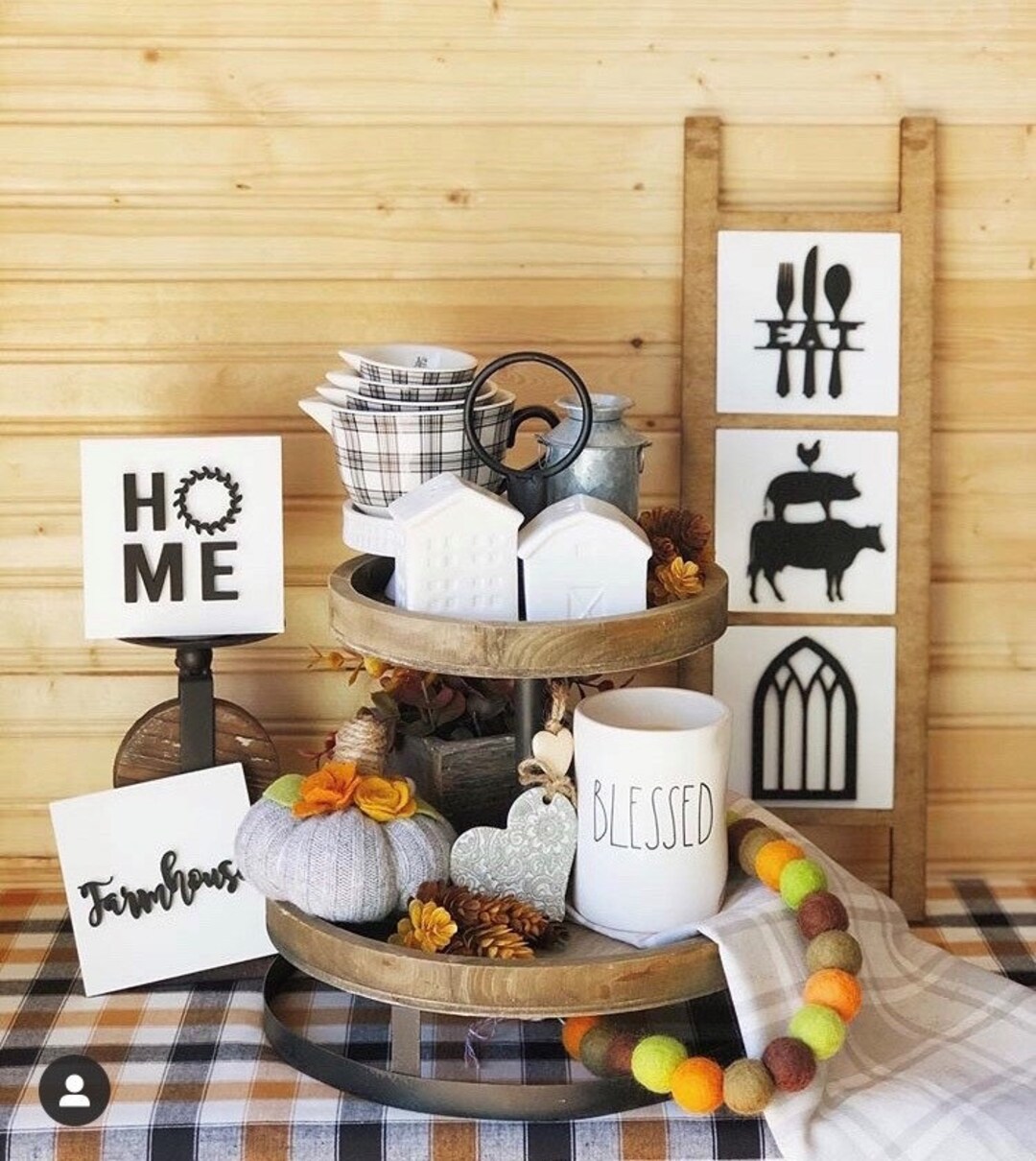 Digital Farmhouse/ Home Svg File for Interchageable Leaning Ladder ...