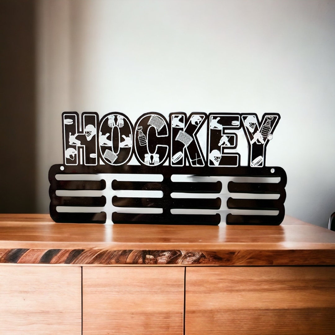 Hockey Alphabet Medal Hanger Digital Svg File Glowforge Tested Trophy ...