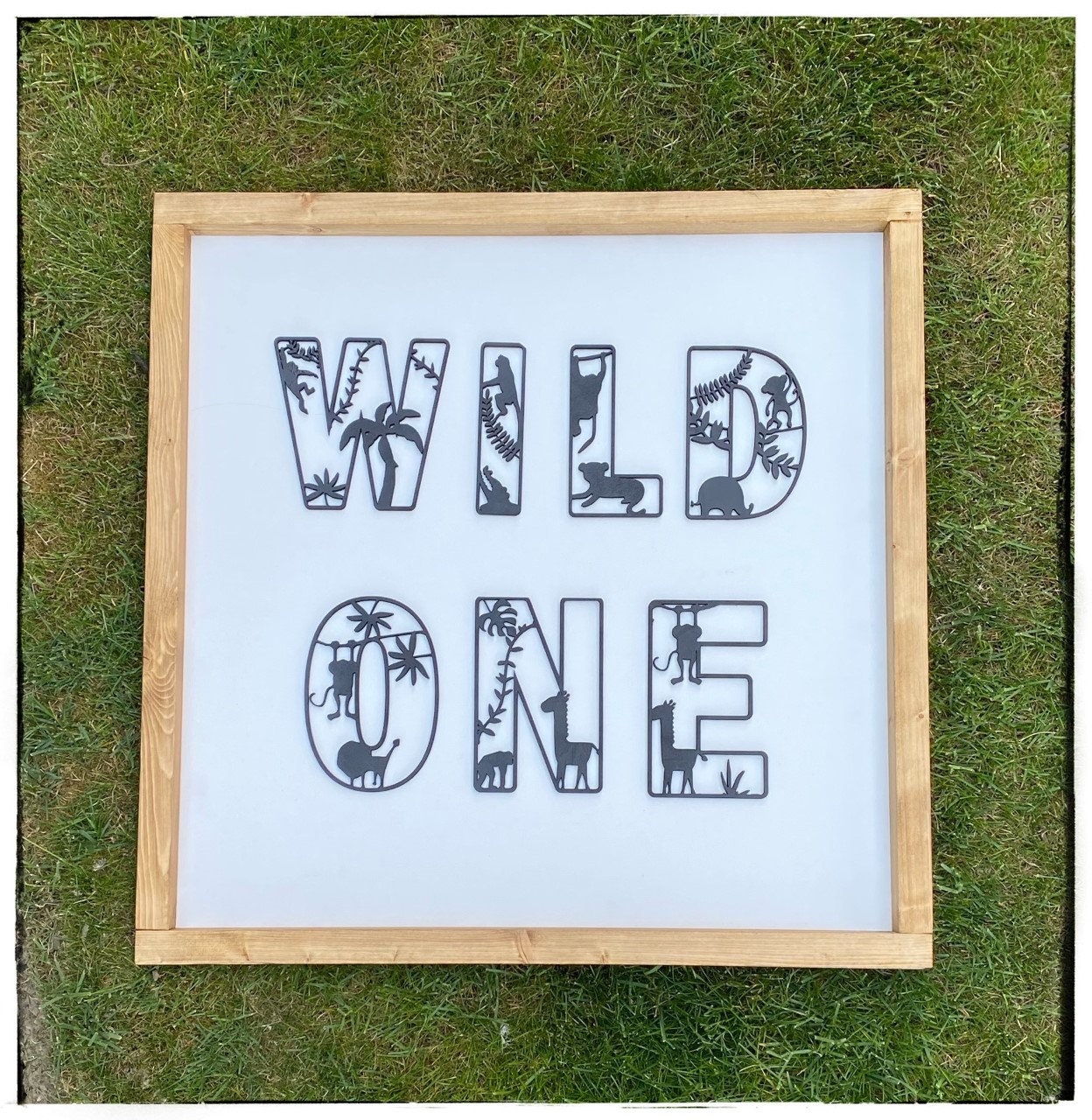 Animal Alphabet A-Z Jungle Wild Animal Theme Nursery Font Svg - Etsy