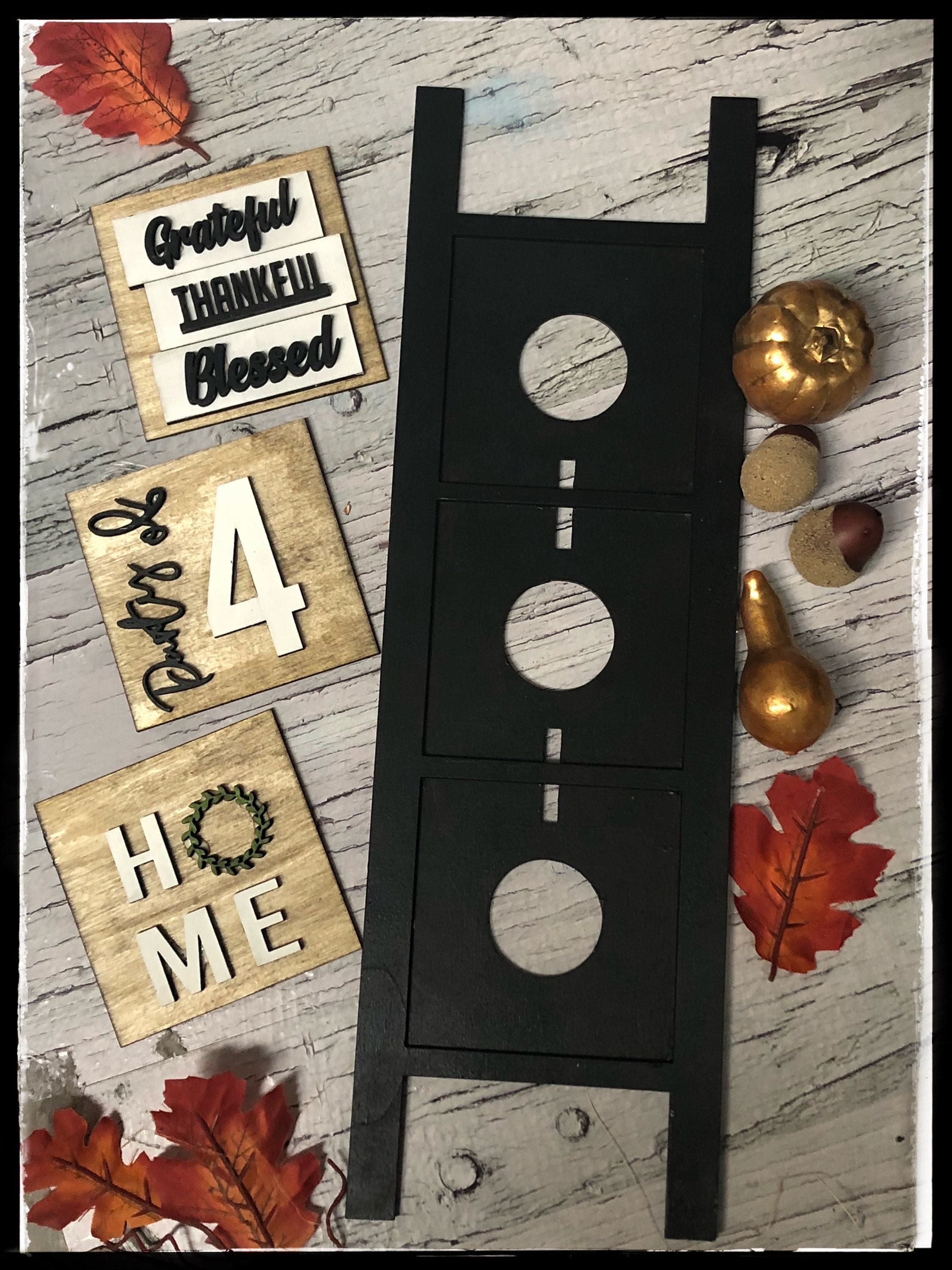 Digital Farmhouse/ Home Svg File for Interchageable Leaning - Etsy