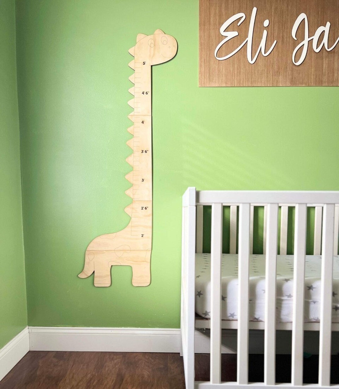Dinosaur Growth Ruler Svg Inches and Cm. Glowforge Ready Measuring ...