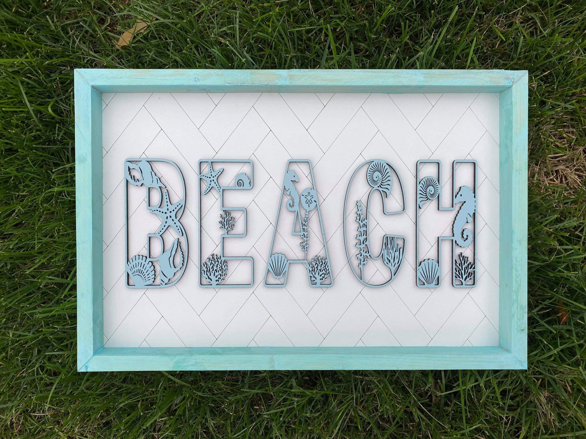 Seashell Alphabet Font SVG: A-Z Ocean Letters, Glowforge Ready (digital ...