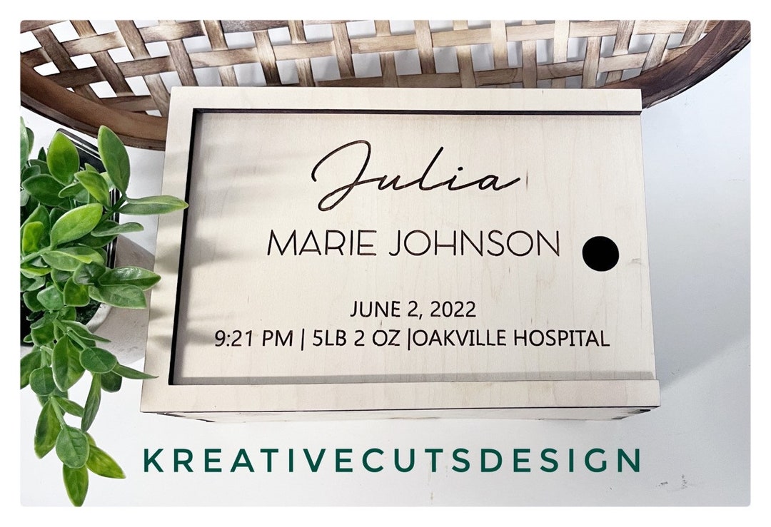 Sliding Lid Memory Box: Keepsake SVG Digital File - Etsy