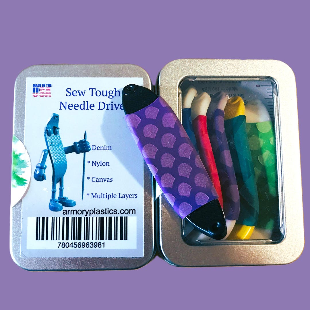 SEW TOUGH Thimble Like Sewing Notion for Crafts Quilters Leatherworkers ...