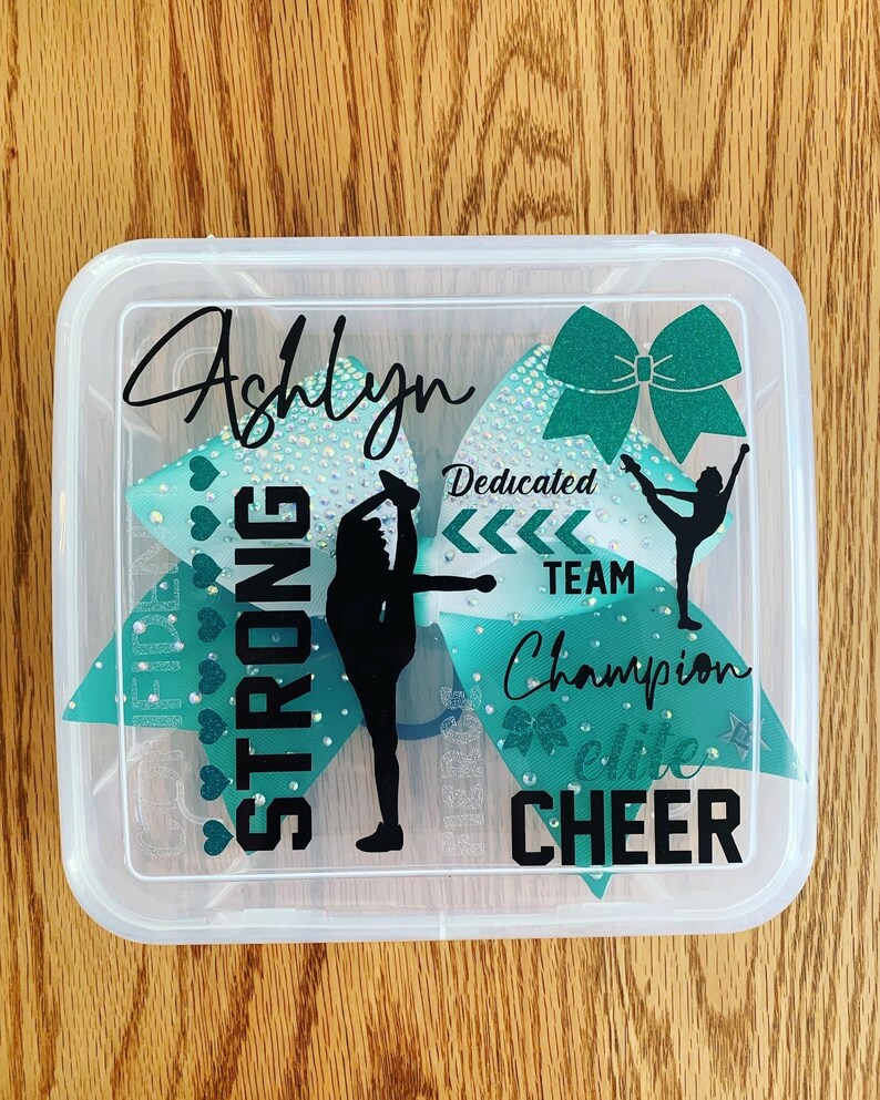 Cheer Bow Box - Etsy