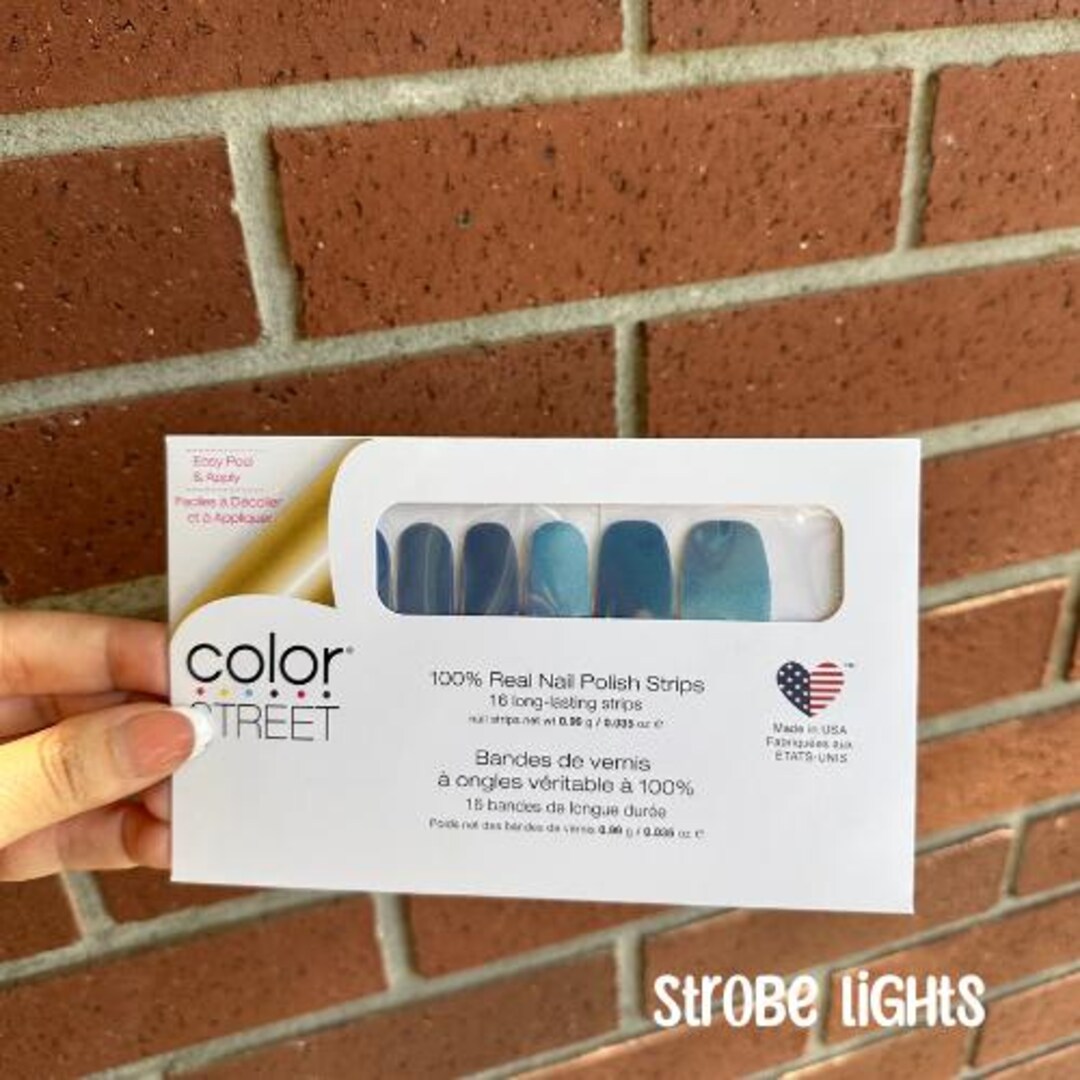 Color Street Nail Strips *strobe Lights* - Etsy