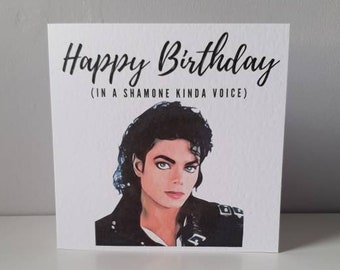 Michael Jackson Card | Etsy
