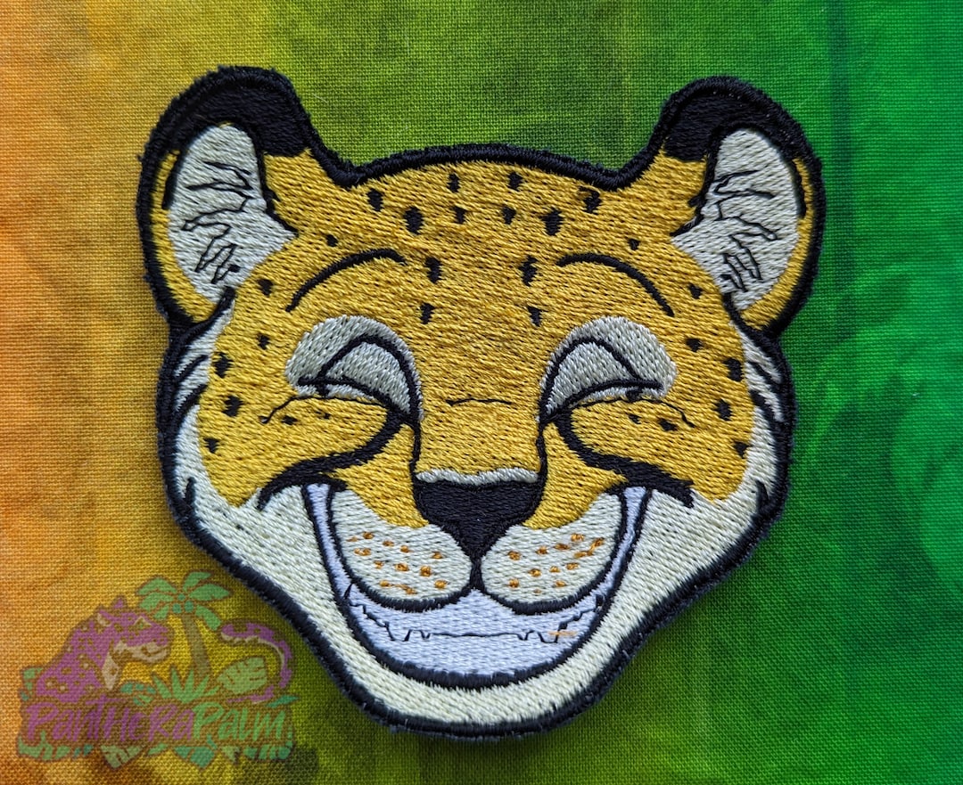 Cheery Cheetah Patch - Sew-on or Stick-on - Etsy