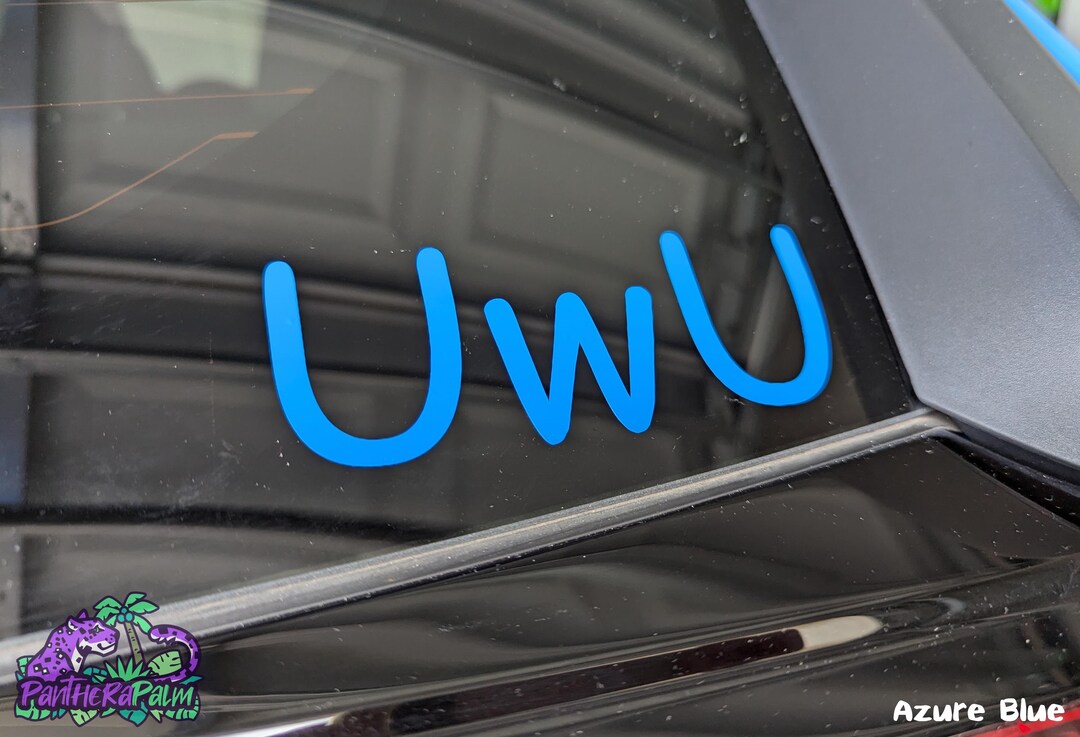 Uwu Vinyl Decal - Etsy