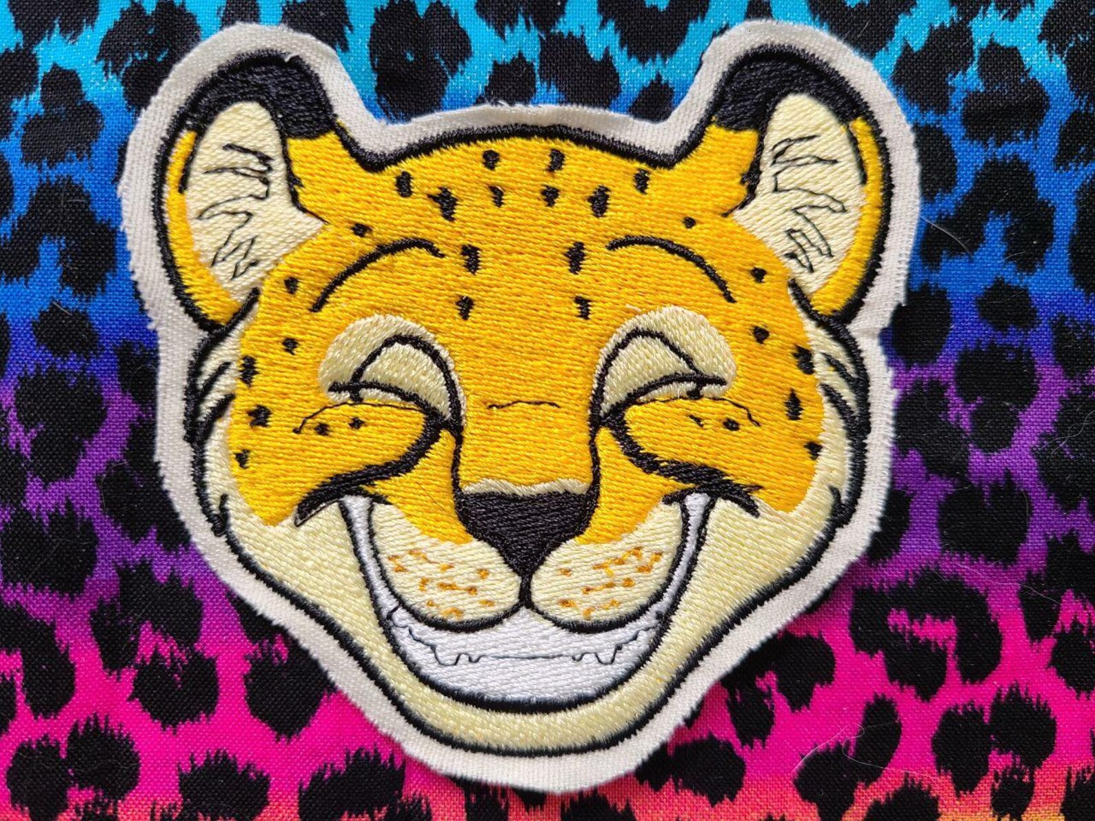 Cheery Cheetah Patch Sew-On or Stick-On | Etsy