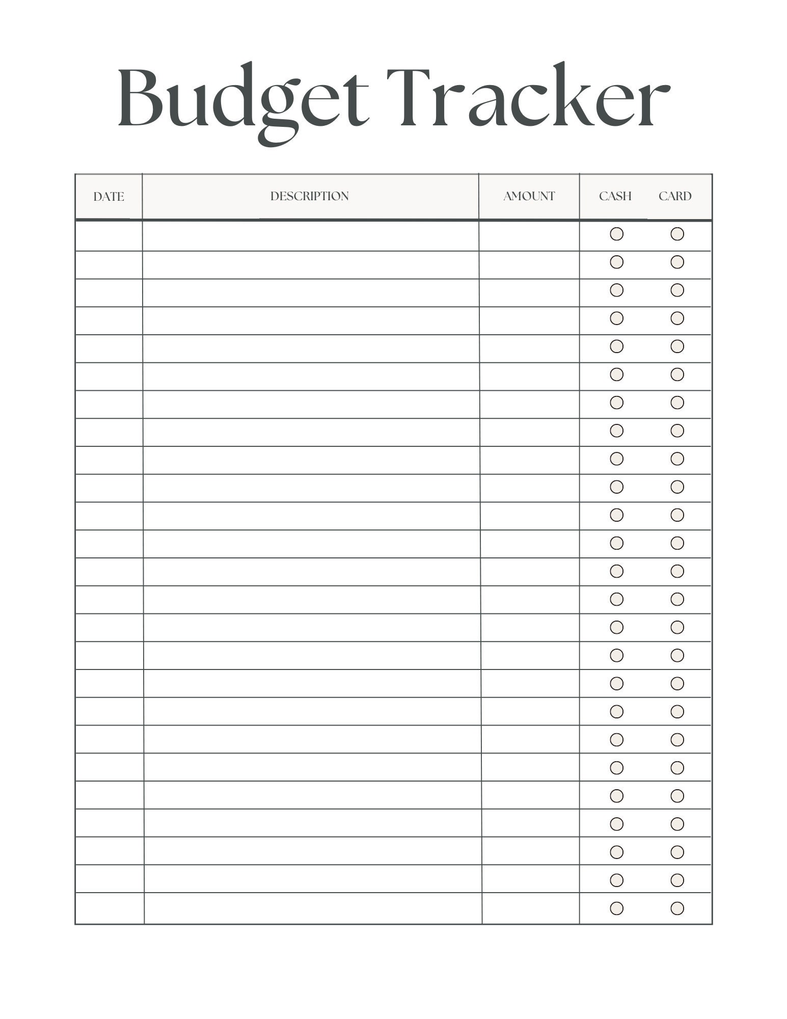 Monthly Expense Tracker | Budget Planner | Template | Digital Planner ...