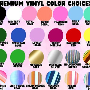 Custom Vinyl Name Decal, Personalized Sticker, Font, & Color Choices - Etsy