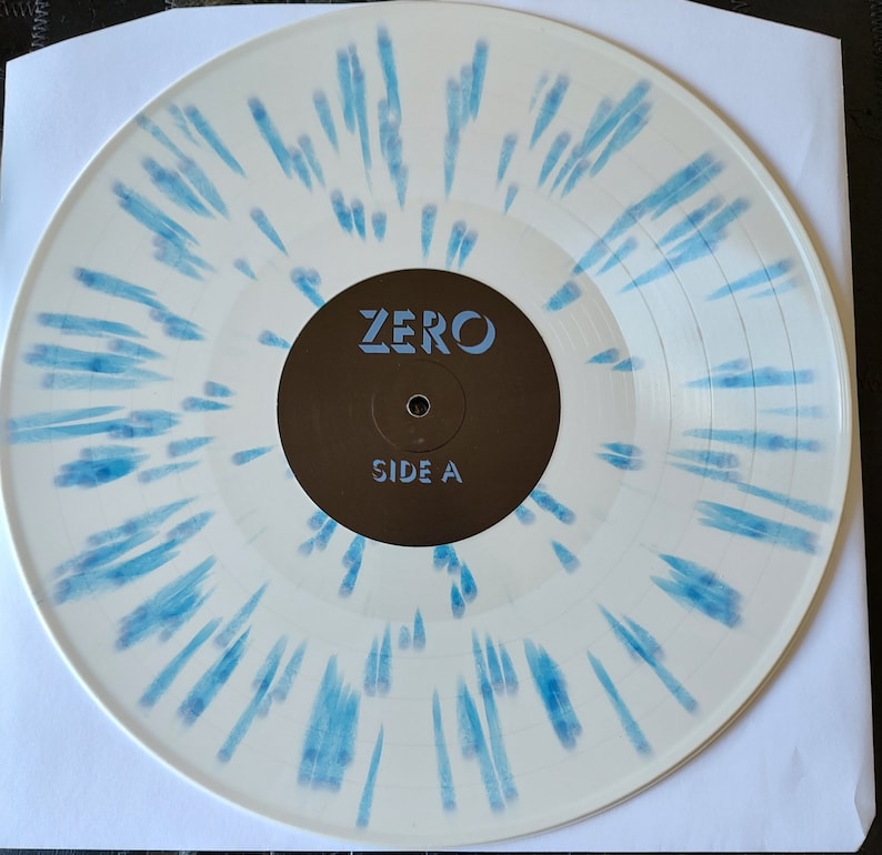 New Colors VAN HALEN Zero Demos 1976 Splatter Vinyl White With Blue or ...