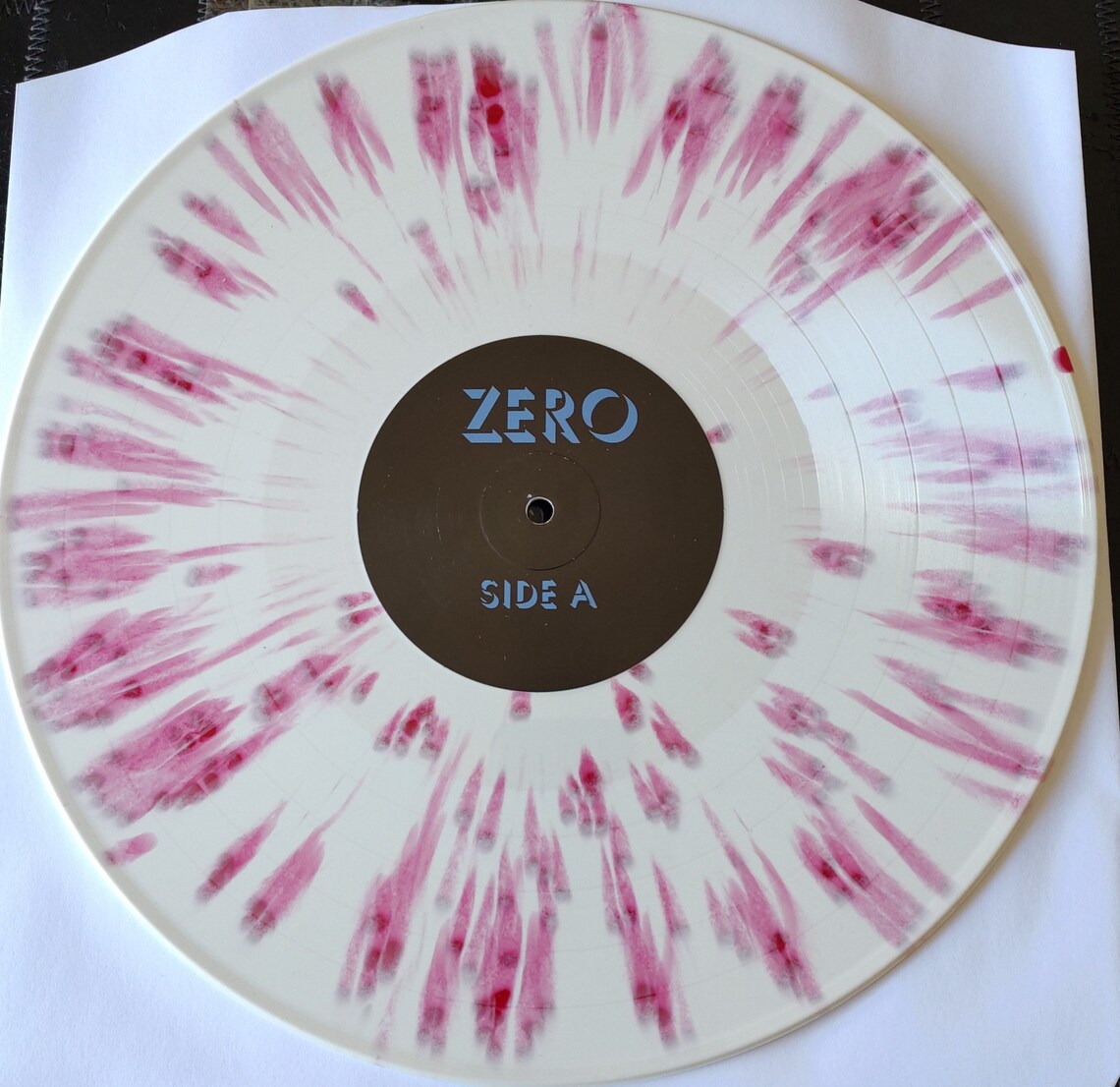 New Colors VAN HALEN Zero Demos 1976 Splatter Vinyl White With Blue or ...