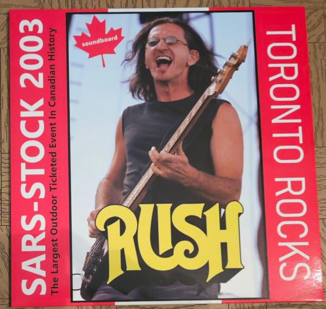 RUSH Sars-stock Toronto Rocks 2003 Soundboard Yellow Vinyl LP Record - Etsy