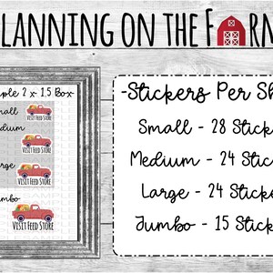 Visit Feed Store Truck | Shopping Planner Stickers | Farming ...