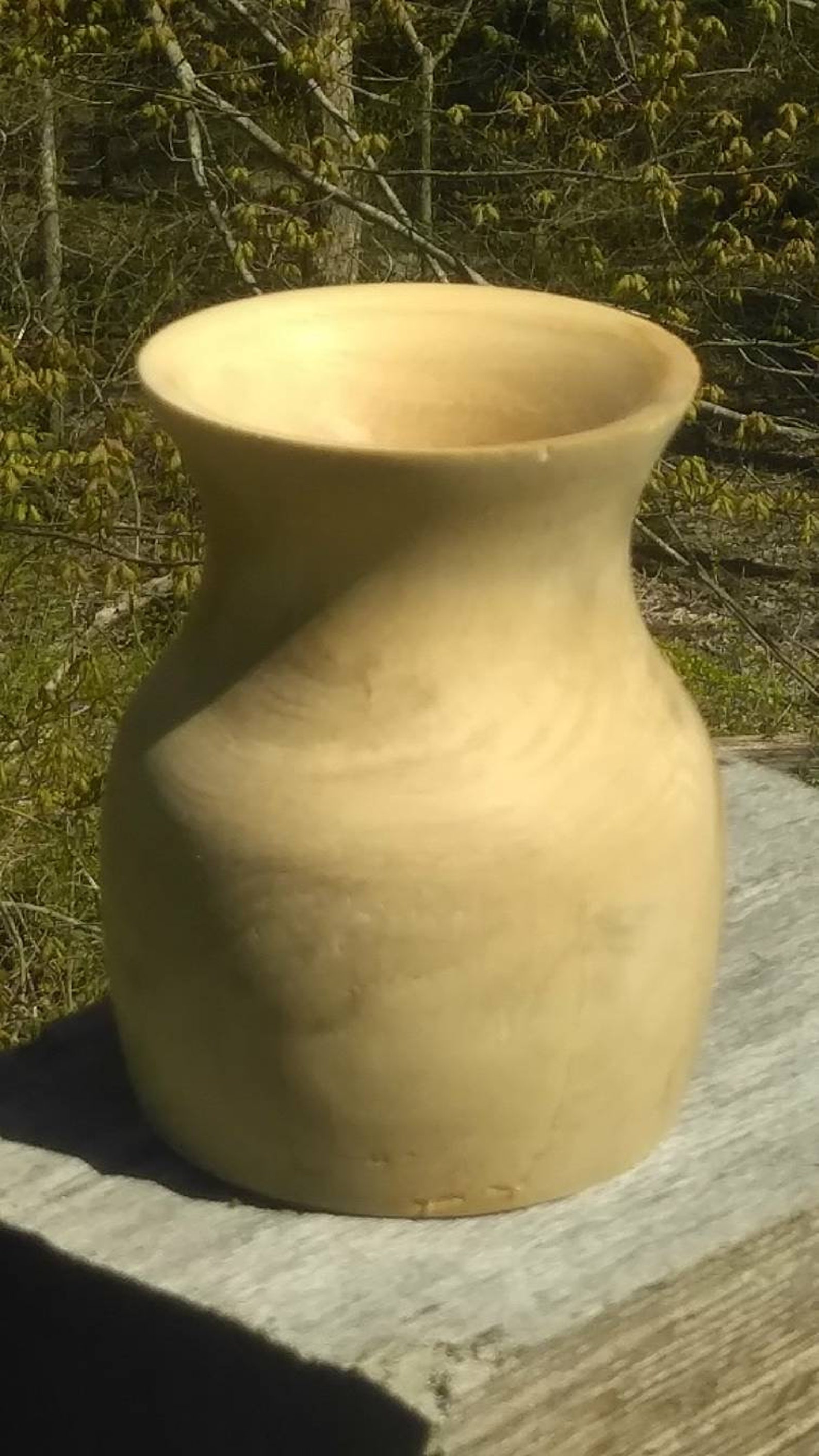 Hand Turned Sycamore Vase Perfect for a Dry Flower | Etsy