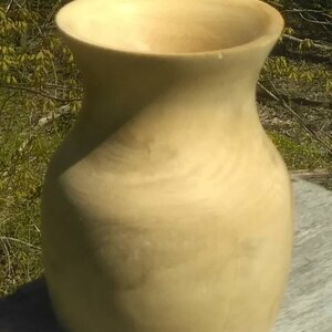 Hand Turned Sycamore Vase Perfect for a Dry Flower | Etsy