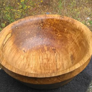 Spalted Sugar Maple Bowl Fruit Bowl Decorative Bowl Catch | Etsy