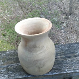 Hand Turned Sycamore Vase Perfect for a Dry Flower | Etsy