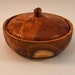 Honey Locust Covered Box With Cherry Burl Lid, Keepsake Box, Wood ...
