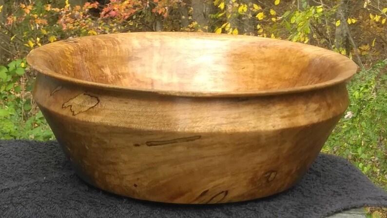 Spalted Sugar Maple Bowl Fruit Bowl Decorative Bowl Catch - Etsy