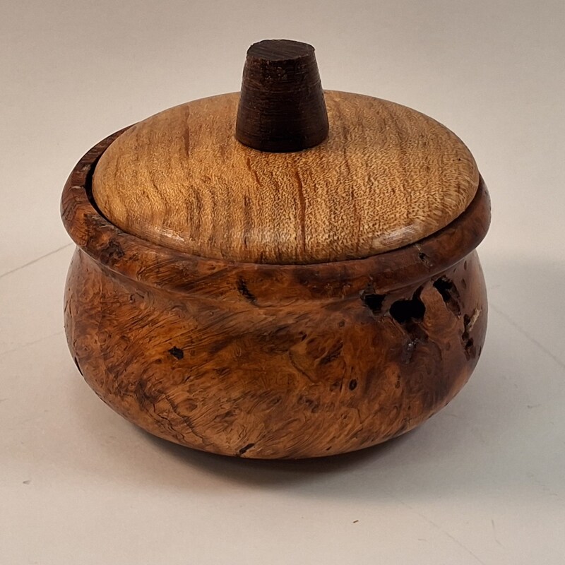 Wood Turned Box - Etsy