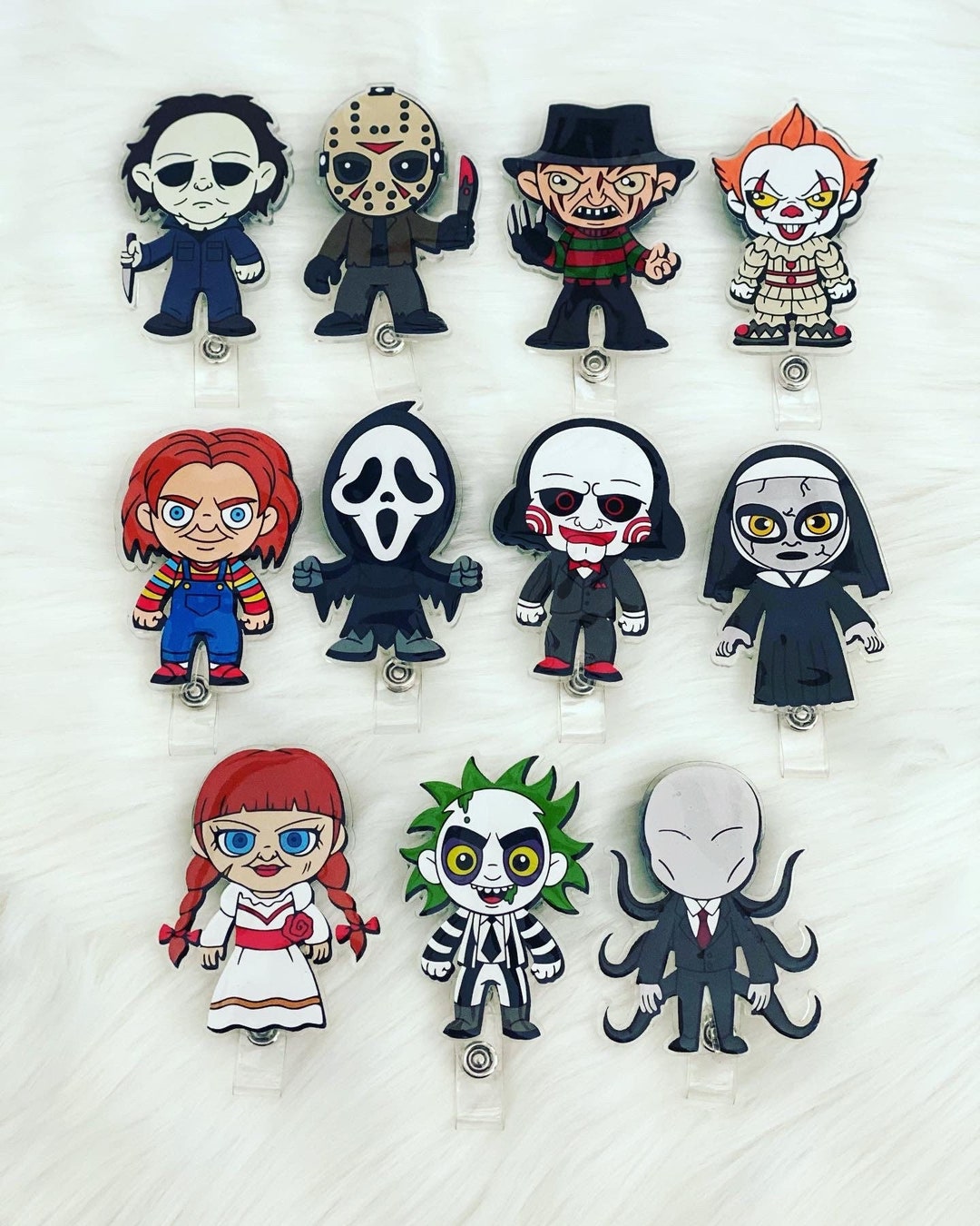 Badge Reel Horror - Etsy