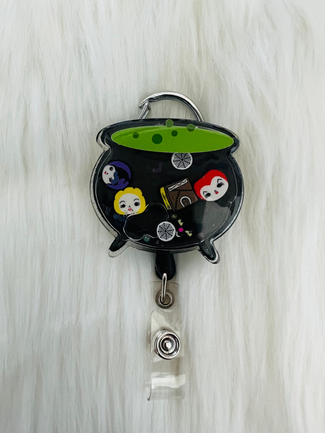 Shaker Badge Reel Cauldron - Etsy
