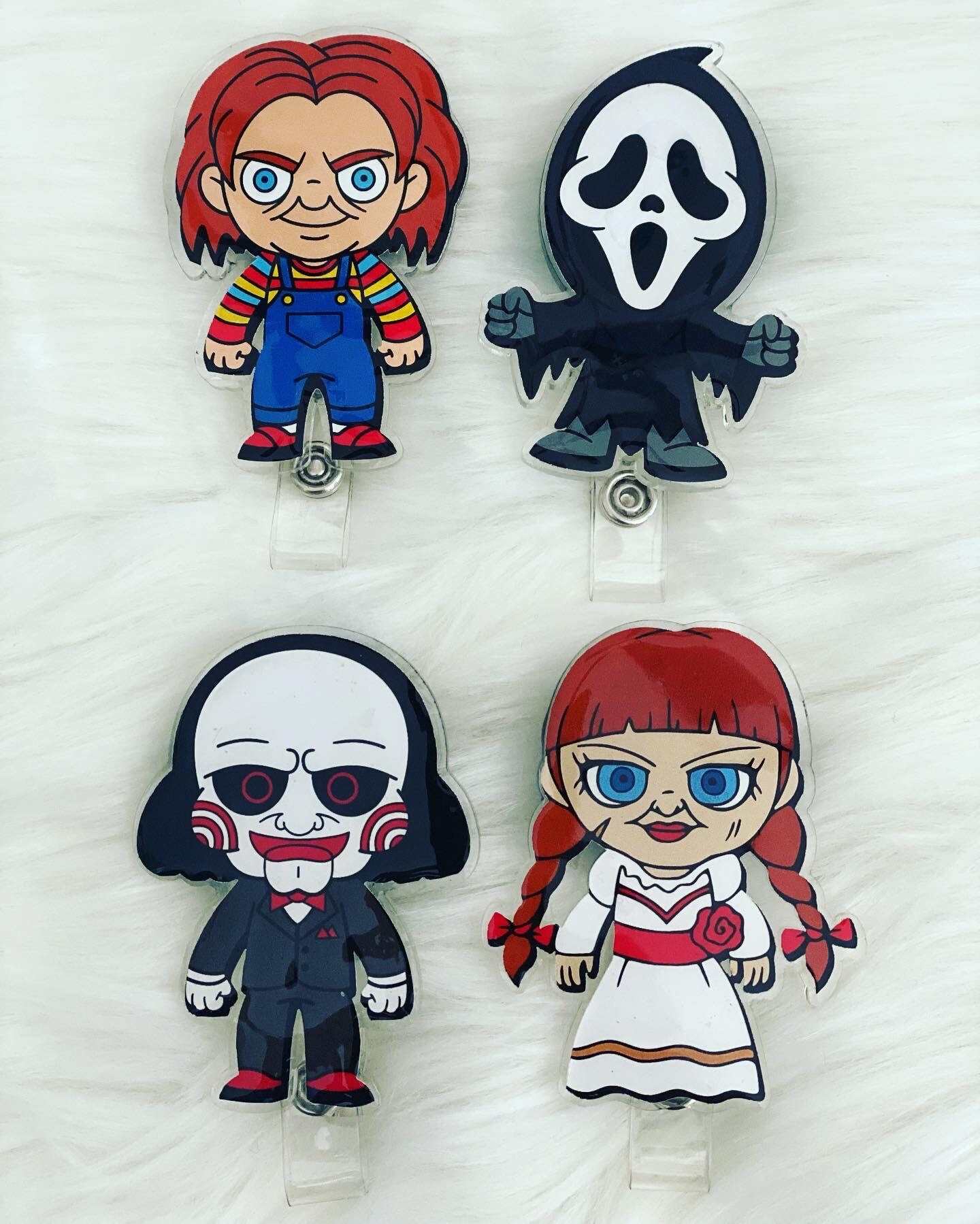 Badge Reel Horror | Etsy