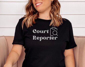 Court Reporter Shirt - Etsy