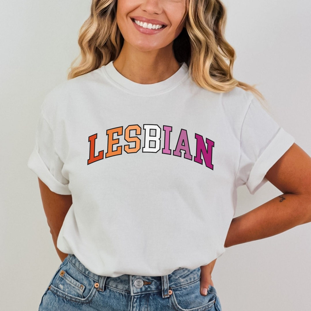 Lesbian Shirt Comfort Colors, Lgbtq Queer Lesbian, WLW Shirt, Pride ...