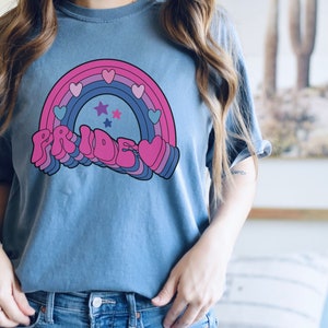 LGBTQ Bisexual Shirt Comfort Colors, Queer Bi Pride Shirt Pride Month ...