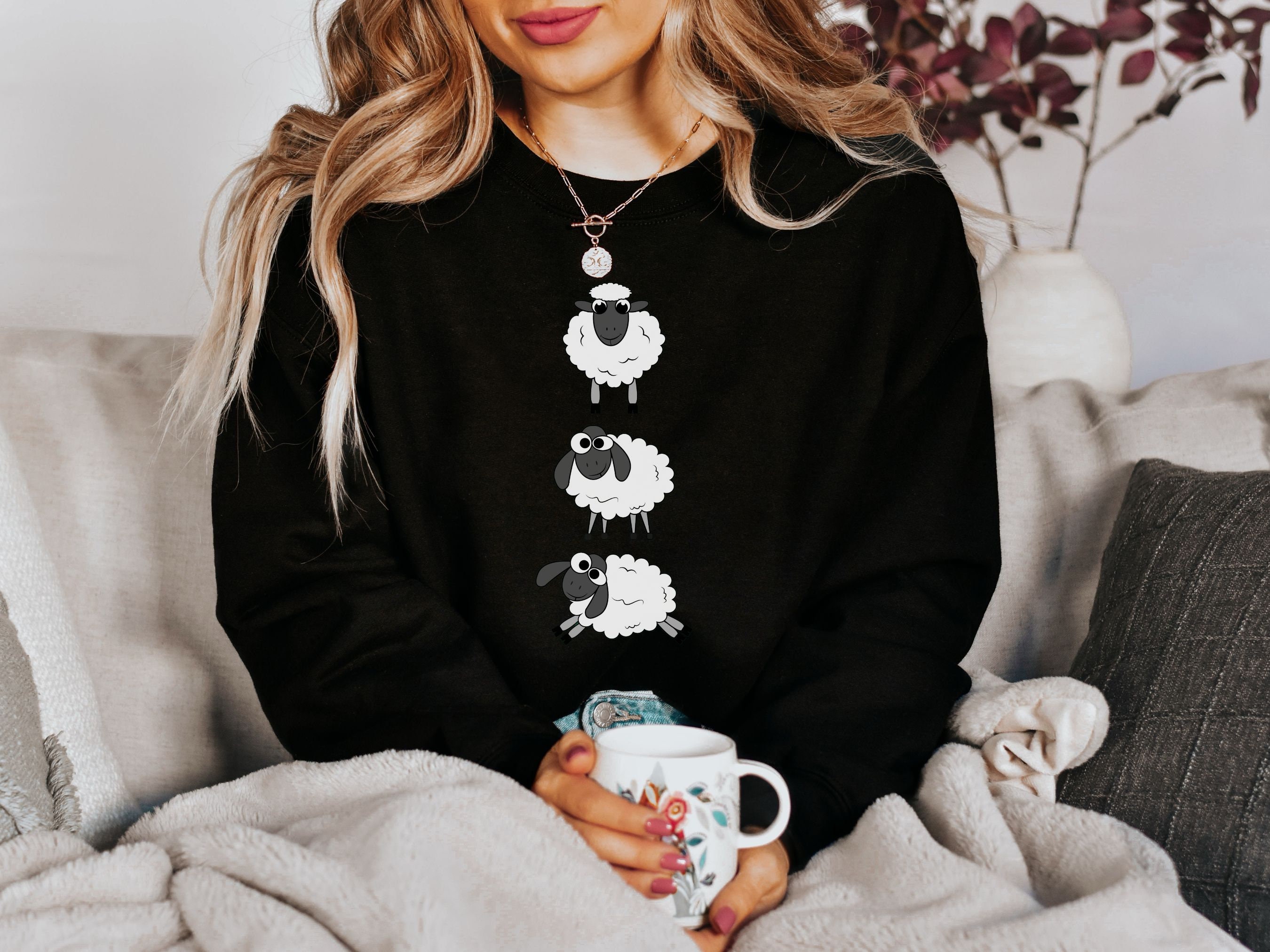 Cute Sheep Sweatshirt Funny Sheep Sweater Gift for Sheep - Etsy