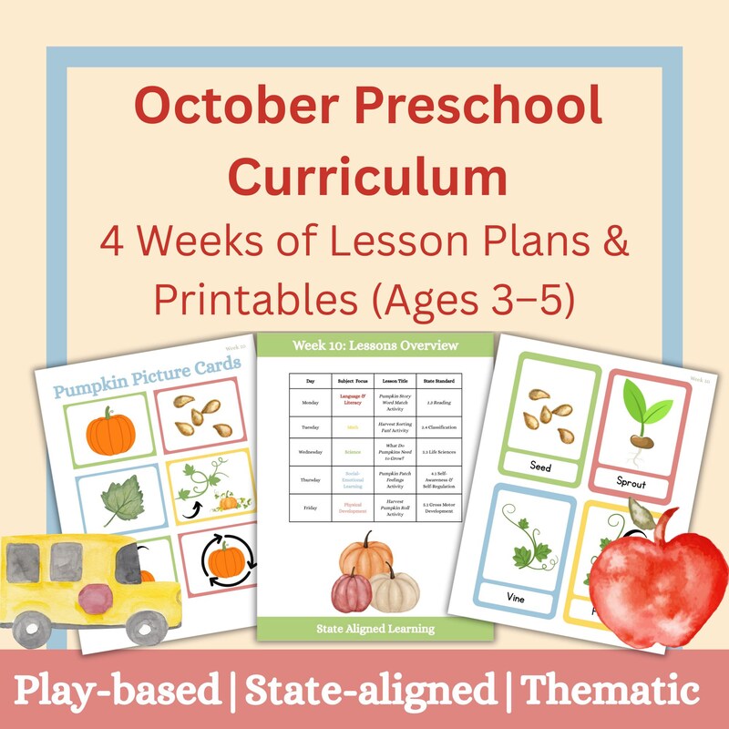 Preschool Curriculum - Etsy