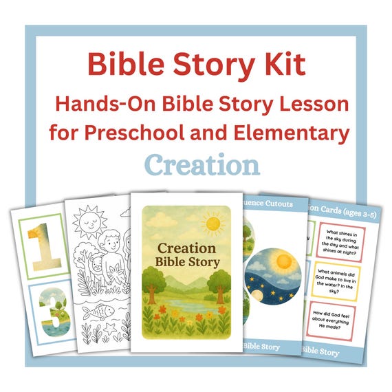 The Creation Story Sequencing Activity