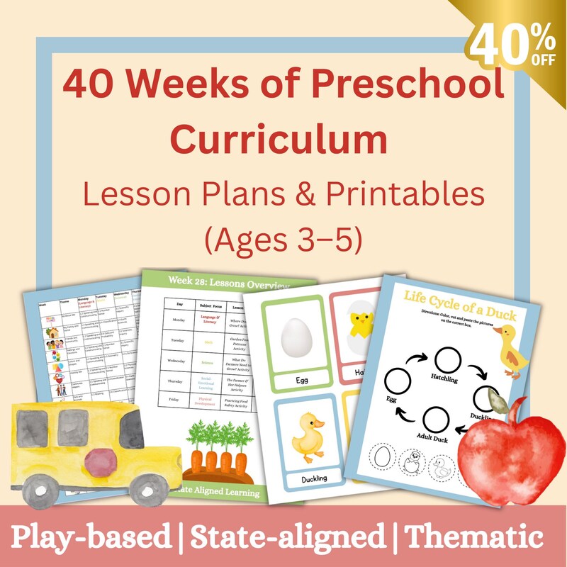Preschool Centers - Etsy