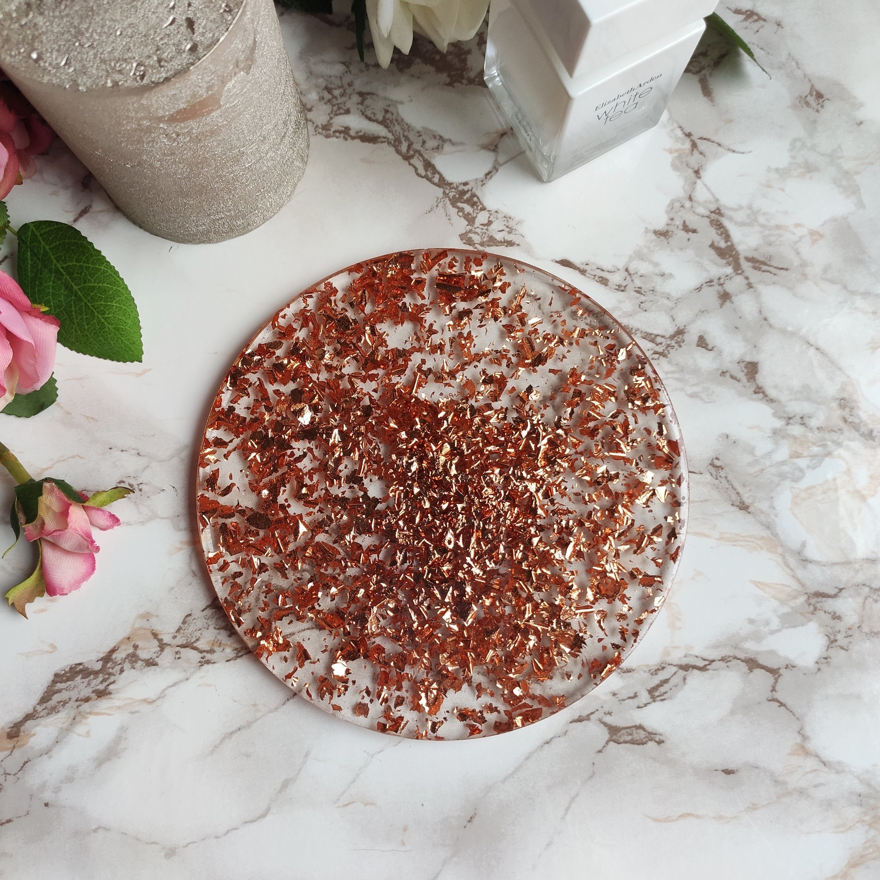 Perfume Tray Marble Vanity Tray Resin Trinket Tray - Etsy