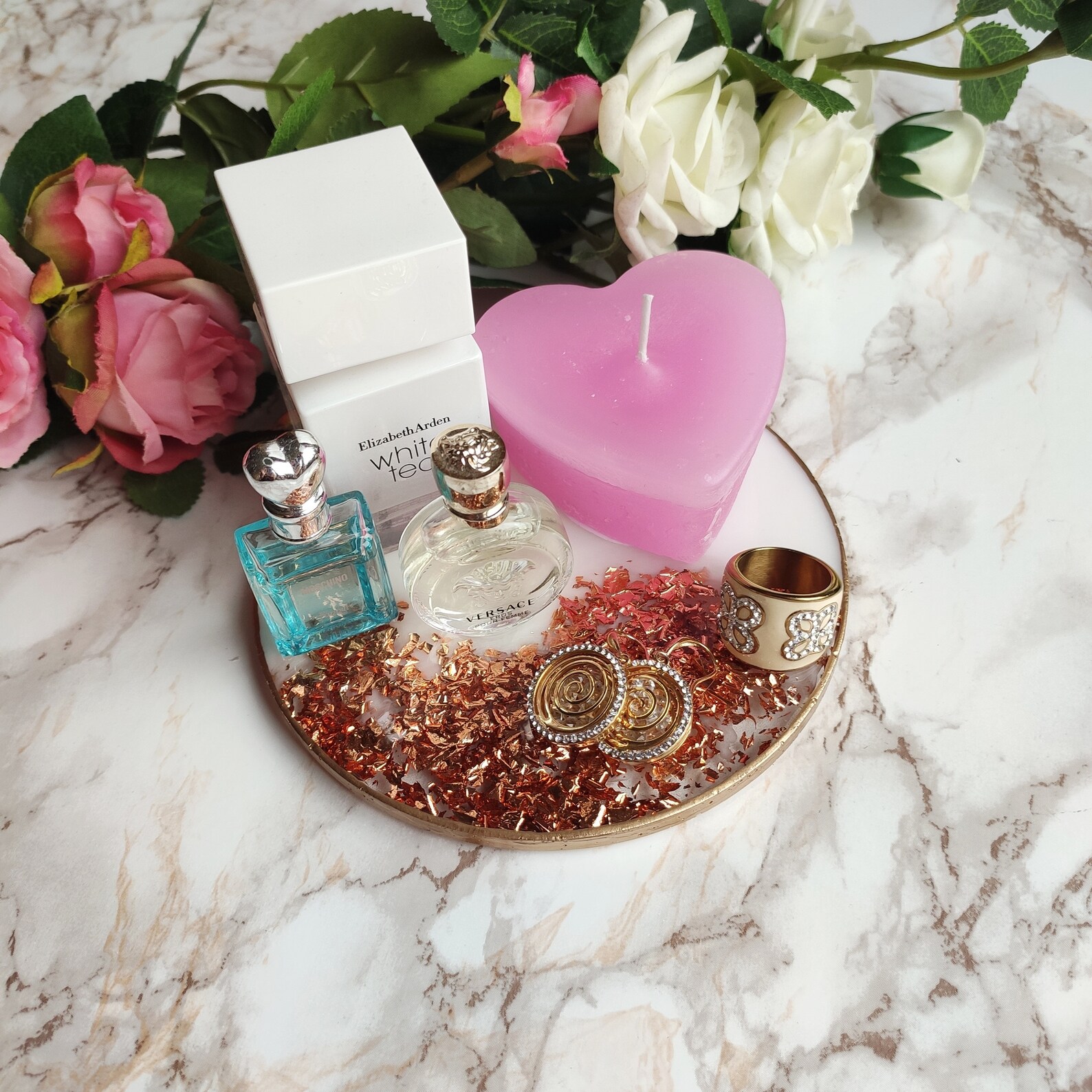 Perfume tray Vanity tray Trinket tray Crystal tray Acrylic | Etsy