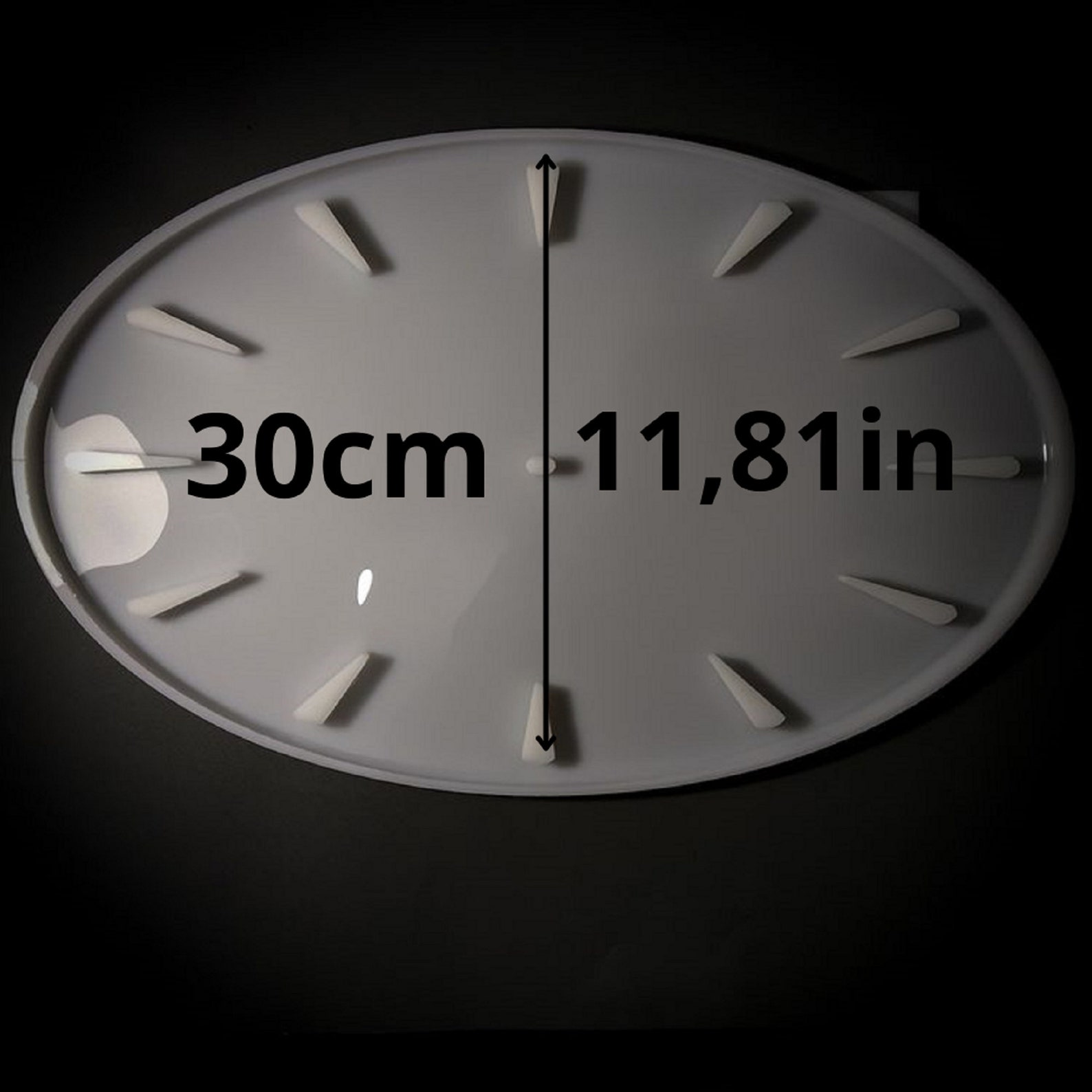 Round Wall Clock Silicone Mold for Epoxy Resin Silicone Mold - Etsy