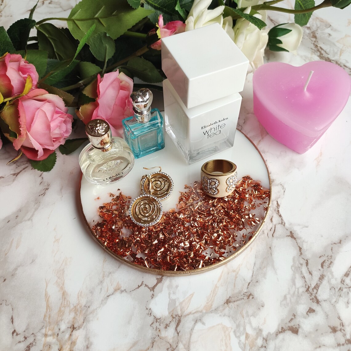 Perfume tray Vanity tray Trinket tray Crystal tray Acrylic | Etsy