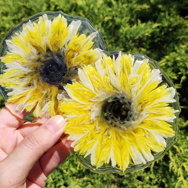 Yellow Coasters - Etsy